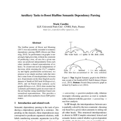 auxiliary tasks to boost biaffine semantic dependency parsing acl anthology