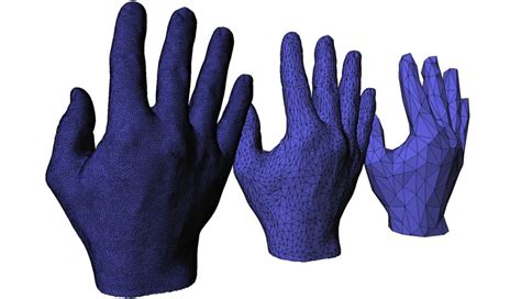 Surface Mesh Simplification Algorithm Applied To A Mesh With Different