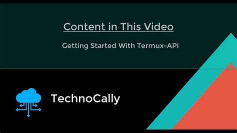 Getting Started With Termux API YouTube