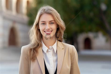 穿西服的外国女子高清图片下载 正版图片600394860 摄图网