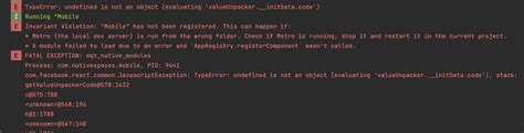 [android release build crash] typeerror undefined is not an object evaluating valueunpacker