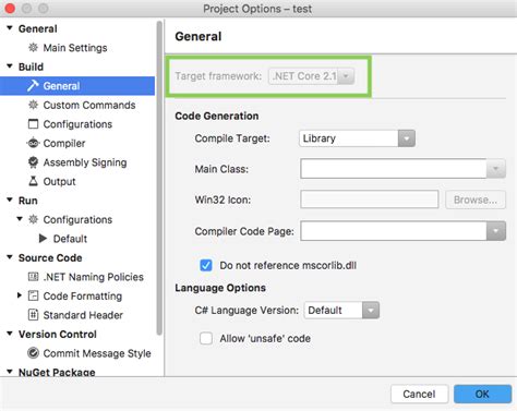 Macos Why Can I Not Always Change Target Framework In Visual Studio