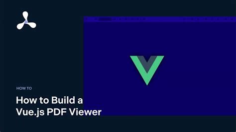 how to build a vue pdf viewer youtube