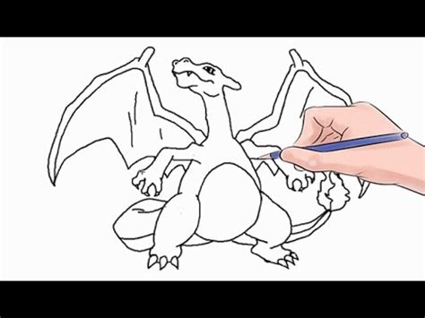 How To Draw The Pokemon Charizard Easy Step By Step YouTube