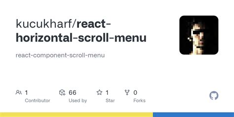 Github Kucukharf React Horizontal Scroll Menu React Component Scroll