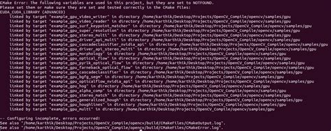 Python Error During The Compilation Of OpenCV With CUDA And FFMpeg On