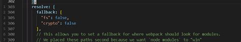 module not found can t resolve fs in node modules tempa xlsx
