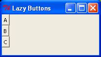 Lazy Buttons Demonstrates Using A Class With Tkinter Button
