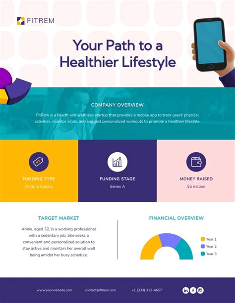 Sales Training One Pager Business Proposal Template Visme