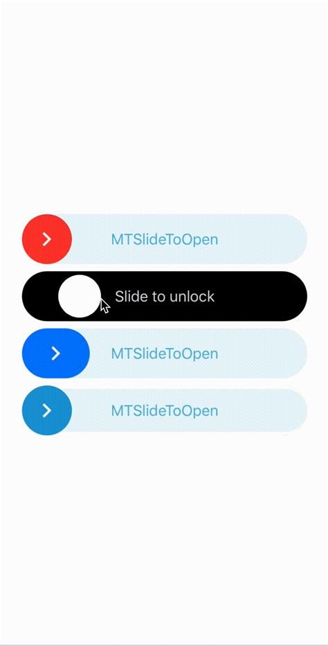 a simple slidetounlock ios ui component written in swiftui