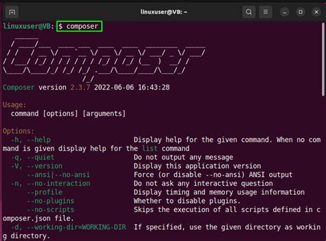 how to install and use php composer on ubuntu 22 04 linux hint