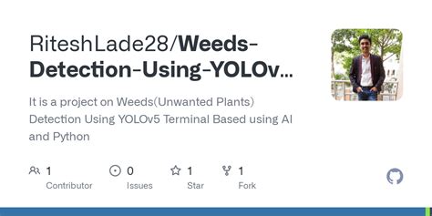 Weeds Detection Using YOLOv5 Terminal Based Tutorial Ipynb At Master