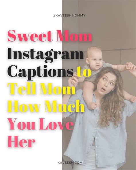 Best Mom Captions For Instagram To Tell Mom How Much You Love Her