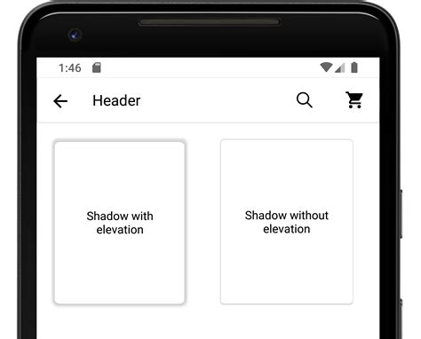 how to add shadow elevation to view in react native