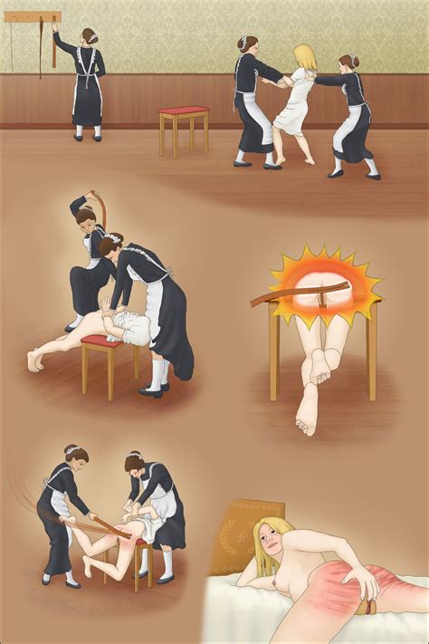 Rule 34 Chair Female Maids Mongoringo Spanked Spanking 7392995