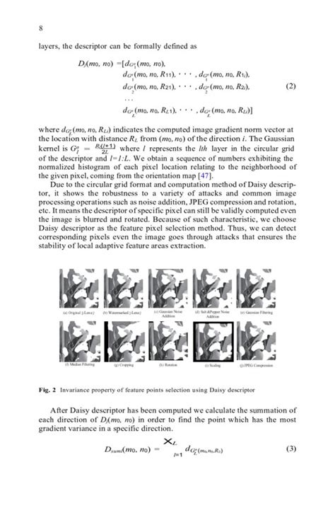 robust digital watermarking method based on adaptive feature area extraction and local histogram