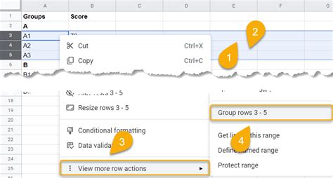 How To Group Rows And Columns In Google Sheets Spreadsheet Daddy