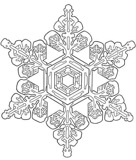 Snowflake Coloring Pages To Print At Getdrawings Free Download