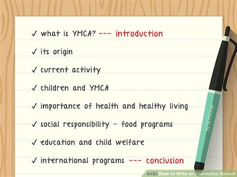 How To Write An Informative Speech 14 Steps With Pictures