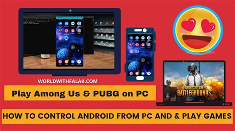 HOW TO CONTROL ANDROID FROM PC AND PLAY GAMES YouTube