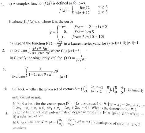 solved a a complex function f z is defined as follows