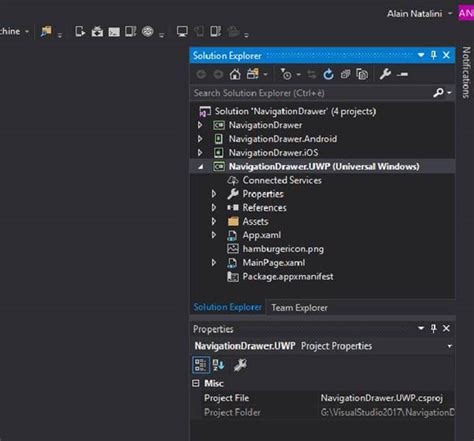 xamarinforms navigation drawer syncfusion xamarin ui controls