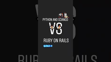 python django vs ruby on rails teaser youtube