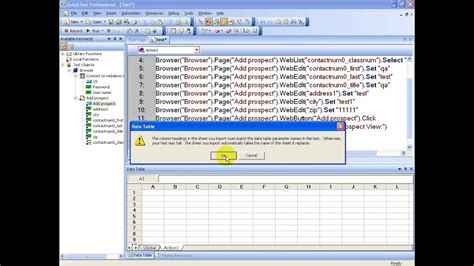 Param Output Values In Qtp Qtp Tutorial Day Qtp Framework Uft