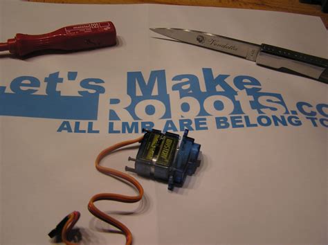 How To Modify A Micro Servo For Continuous Rotation Tutorials