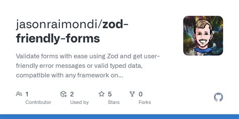GitHub Jasonraimondi Zod Friendly Forms Validate Forms With Ease