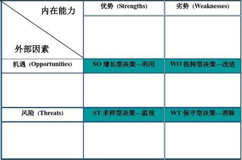 完整word版 SWOT分析表 样板 word文档在线阅读与下载 无忧文档