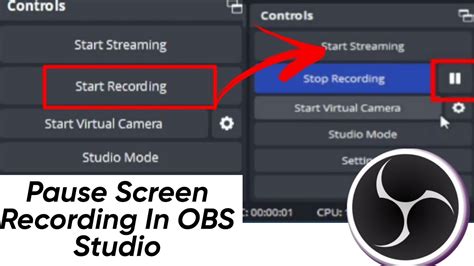 OBS STUDIO PAUSE RECORDING NOT WORKING PAUSE USING HOTKEYS IN OBS