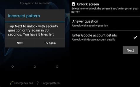 How To Unlock Android Phone Pattern Lock If Forgotten