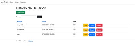 Github Project Erickousei Mvccrud Asp Net Cores Mvc Net Crud