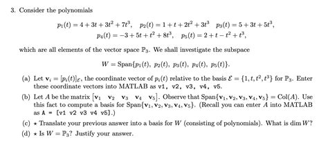 solved linear algebra using matlabusing matlab code the