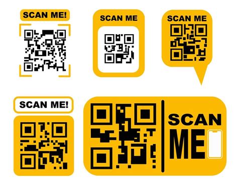 Scan Me Frames For QR Codes QR Scanning App Icon 22881924 Vector Art At