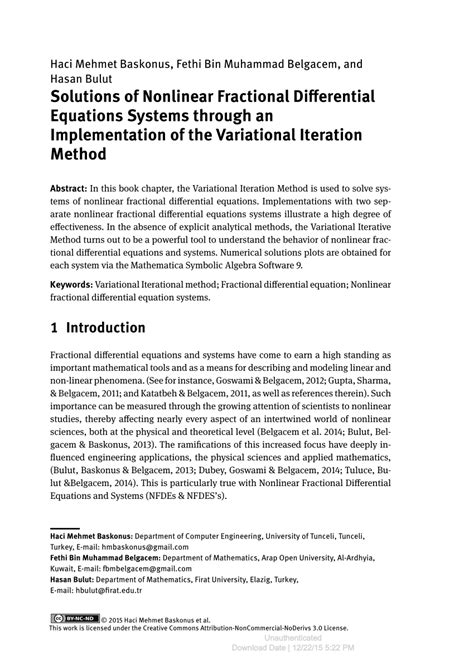 pdf solutions of nonlinear fractional differential equations systems through an implementation