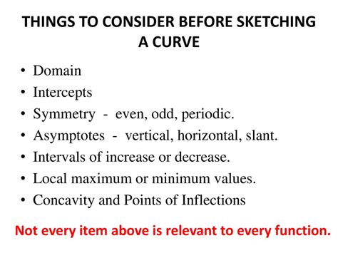 summary curve sketching ppt download