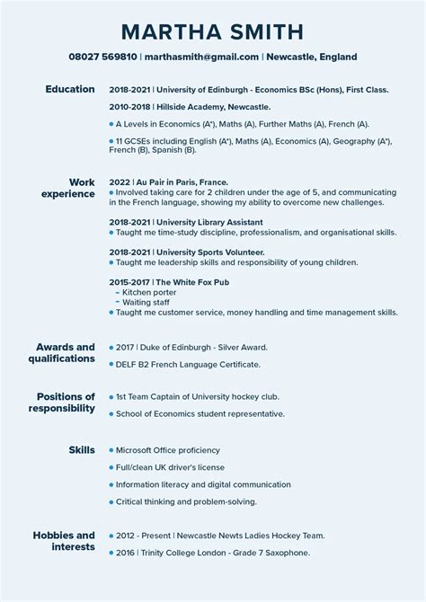 How To Write A CV Structure And Tips For Students In 2023