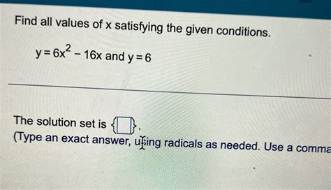 [solved] find the value of x then put in solution set find all values of x course hero