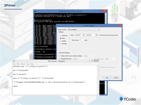 FCoder 2Printer Is A Professional CMD Tool That Can Automate