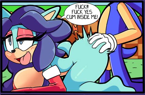 Rule 34 Adventures Of Sonic The Hedgehog Big Breasts Big Penis Blue Fur Breasts Breezie