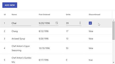 kendoreact grid best javascript data grids and spreadsheets for react angular vue and svelte
