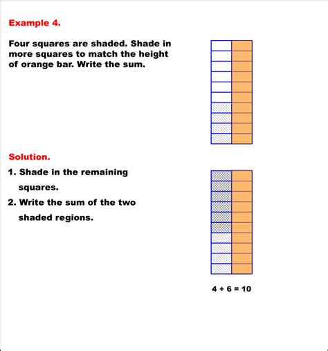 math example arithmetic getting to 10 example 4 media4math