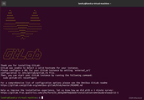 在ubuntu上部署gitlab详细步骤 ubuntu gitlab CSDN博客