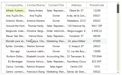 Resizing Rows RadVirtualGrid Telerik UI For WinForms