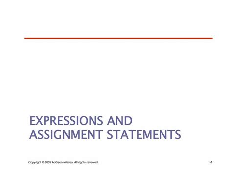PDF EXPRESSIONS AND ASSIGNMENT STATEMENTScs Boisestate Edu
