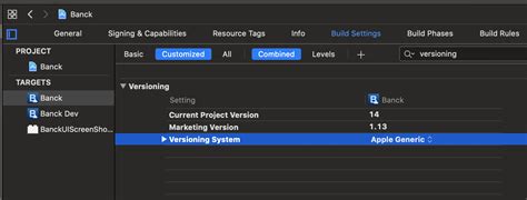 iphone auto increment build number for multiple targets in xcode stack overflow