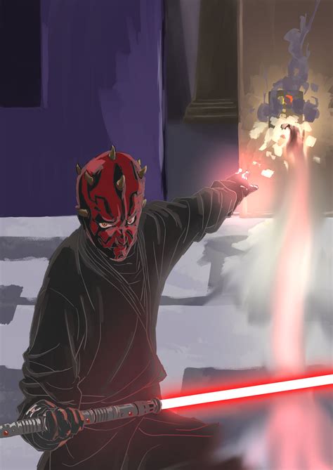 Darth Maul Open The Gate By Using The Forth By Chronodenn On Deviantart