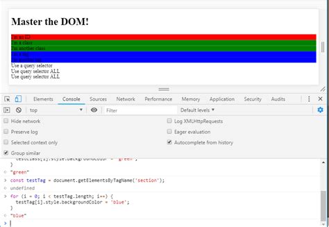 using queryselector and queryselectorall to fetch elements